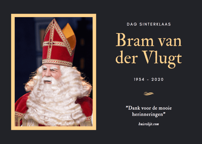 Bram van der Vlugt: En toen ging Sinterklaas ook nog dood... - Huisvlijt